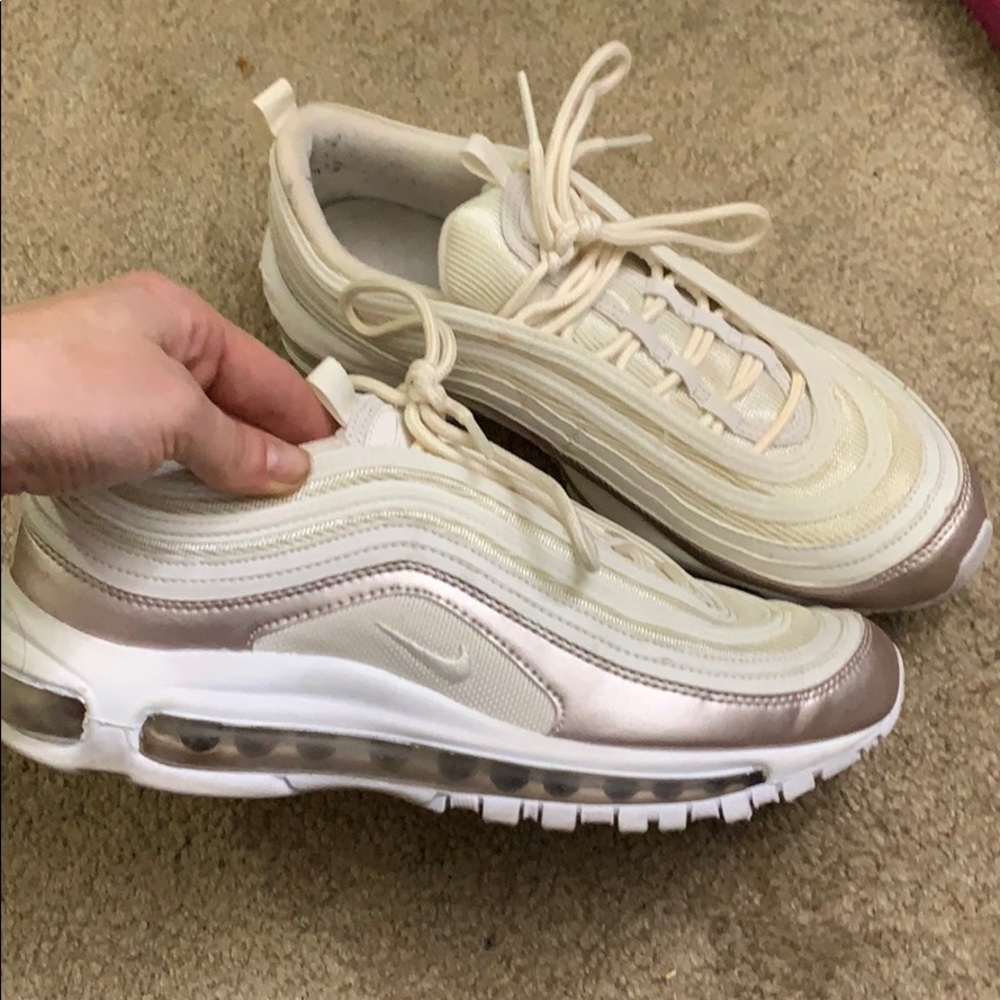 Nike Sneakers Rose Gold And Khaki Color - Gem